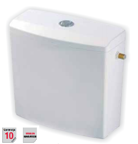 Vodokotlić REVISIO 701001 bijeli - Mogućnost niske ugradnje ili ...